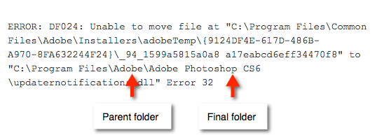 Errors Exit Code 6 And Exit Code 7 Installing Adobe Cs6 Cs55 Cs5